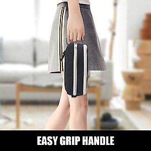 Sooez High Capacity Pencil Case, Big Pencil Bag Pouch Box Organizer Pen Case, Portable Journaling Supplies with Easy Grip Handle & Loop, Asthetic Supply for Girls Adults, Mint Green