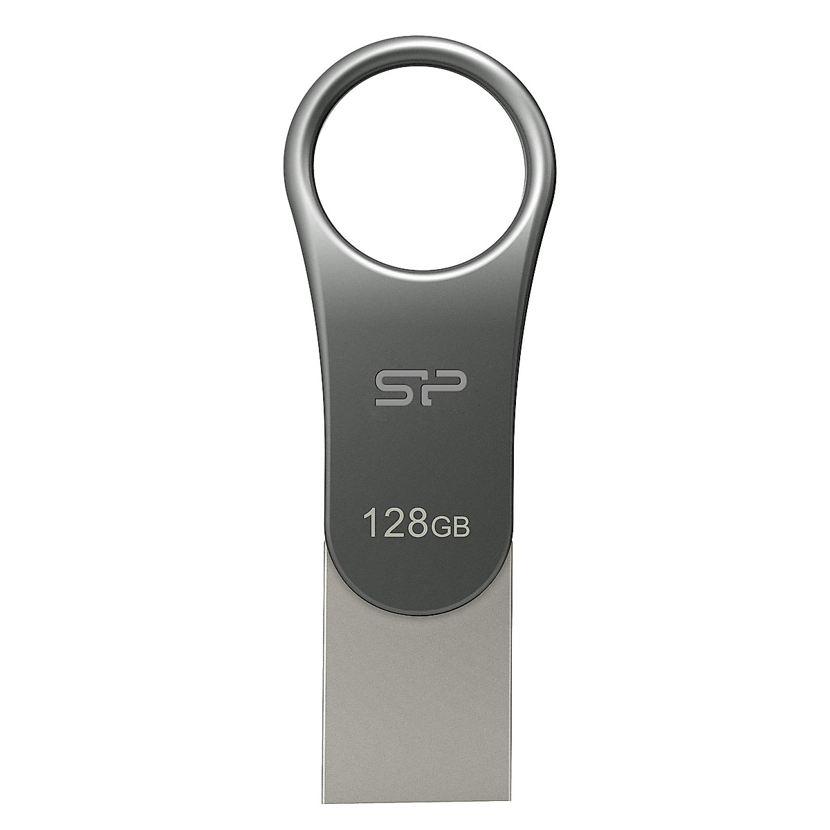 Silicon Power C80 64GB Flash Drive Type C Swivel Dual Flash Drive (USB-A 3.0 / USB-C) Ready for Smartphones, Tablets and New MacBook (SP064GBUC3C80V1S)