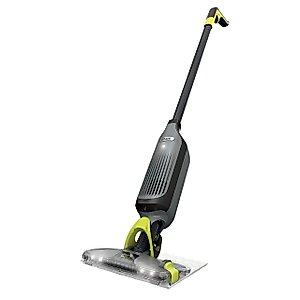 Shark VM252P10 VACMOP Pro Cordless Hard Floor Vacuum Mop with LED Headlights, 12 Disposable Pads & 12 oz. Cleaning Solution, Charcoal Gray, Charcoal Grey (Renewed)