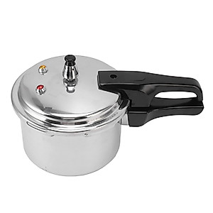 Glomora Mini Pressure Cooker, Small Pressure Cooker,3L Aluminum Alloy Pressure Cooker Mini Pressure Cooker,18cm Single Bottom Gas Dedicated for Gas Stove Induction Cooker