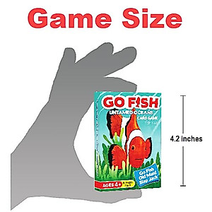 GO Fish Untamed Oceans, a Go Fish Card Game for Kids 4-8 and Up – Play Old Maid and Slap Jack with Same Deck – Easy to Learn – Fun for Families, Game Night and Classroom – Great Gift Idea