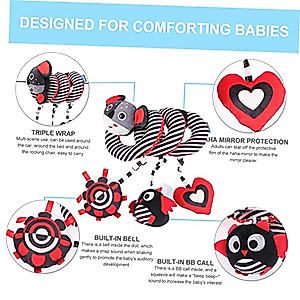 Kisangel Car Seat Toys Car Toys 3pcs Animal Rattle Infant for Ster Crib Carseat Baby Toy Car Seat Toys Car Toys
