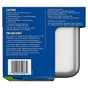 Ziploc Storage Containers with SmartSnap Technology, Deep Square, 1.25Q, 3 Pack