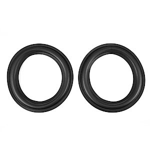 2pcs 6 inch Perforated Rubber Speaker Foam Edge Surround Rings Replacement Parts for Speaker Repair or DIY