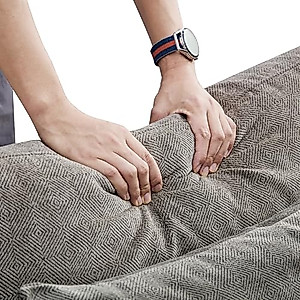 Eafurn U-Shaped Symmetrical Sectional Sofa with Storage Chaise Lounge,128.3" Oversized Corner Couches with Detachable Cushion,6-Seater Sofa&Couches for Living Room Furniture Sets, 4 Lumbar Pillows