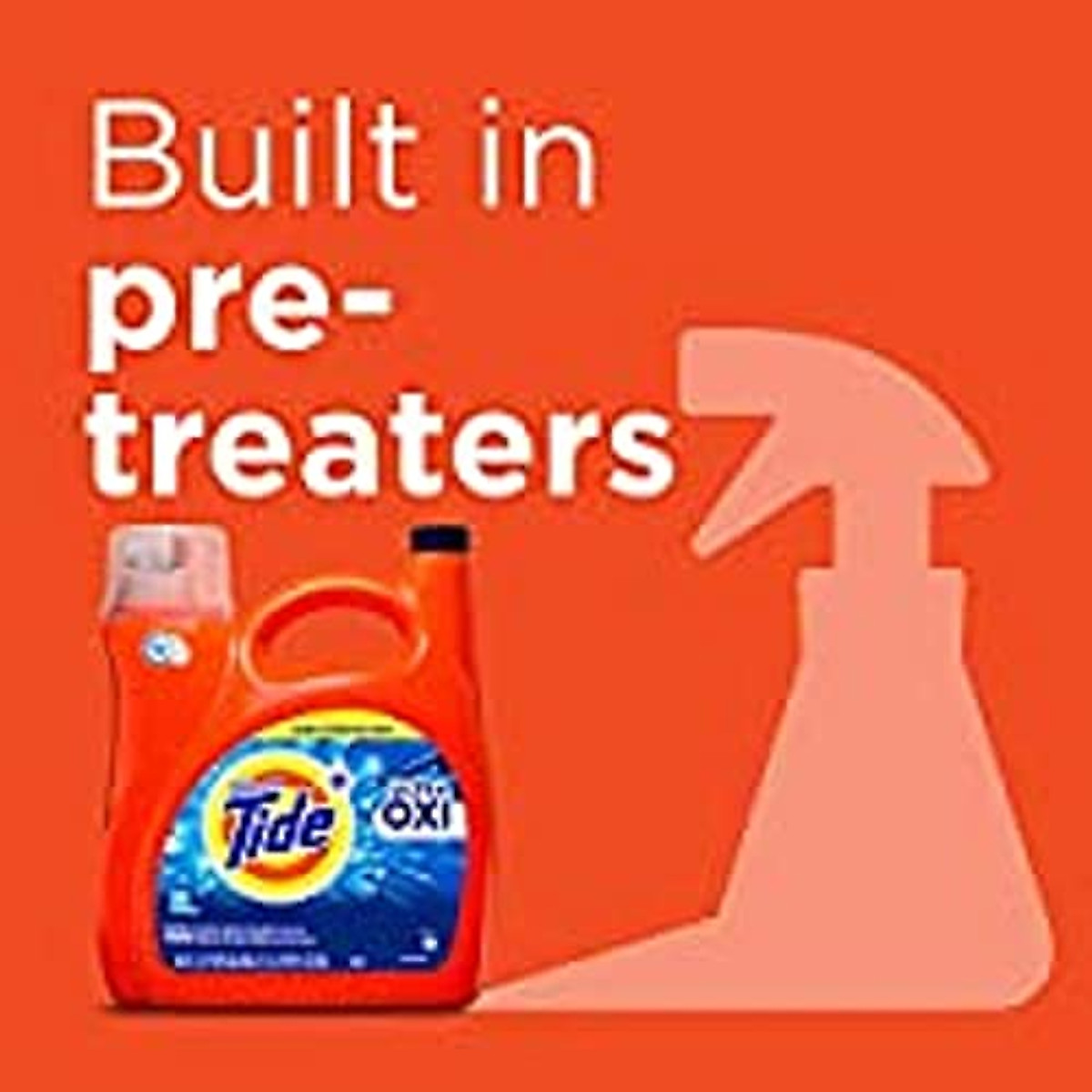 Tide Ultra Oxi Liquid Laundry Detergent 94 loads 146 fl oz HE Compatible