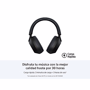 Sony WH-1000XM5 Noise Canceling Wireless Headphones - 30hr Battery Life - Over-Ear Style - Optimized for Alexa and Google Assistant - Built-in mic for Calls - Black