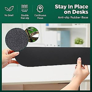 Gimars Upgrade 20 inch Foldable Wrist Rest for Computer Keyboard, Enlongated Superfine Fabric Gel Memory Foam Keyboard Wrist Rest Set, Ergonomic Design for Typing Pain Relief, Computer, Office & Home