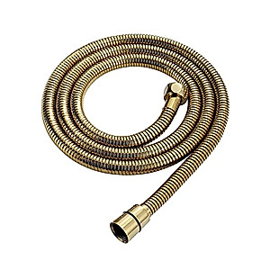 ZLOCYIVHE Handheld Toilet Bidet, Cloth Diaper Sprayer Bidet Faucet Mixer Tap, 1.5m 304 Stainless Steel Shower Pipe, ABS Shower Base,Chrome(Titanium Gold)