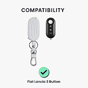 kwmobile Key Cover Compatible with Fiat Lancia - Italy