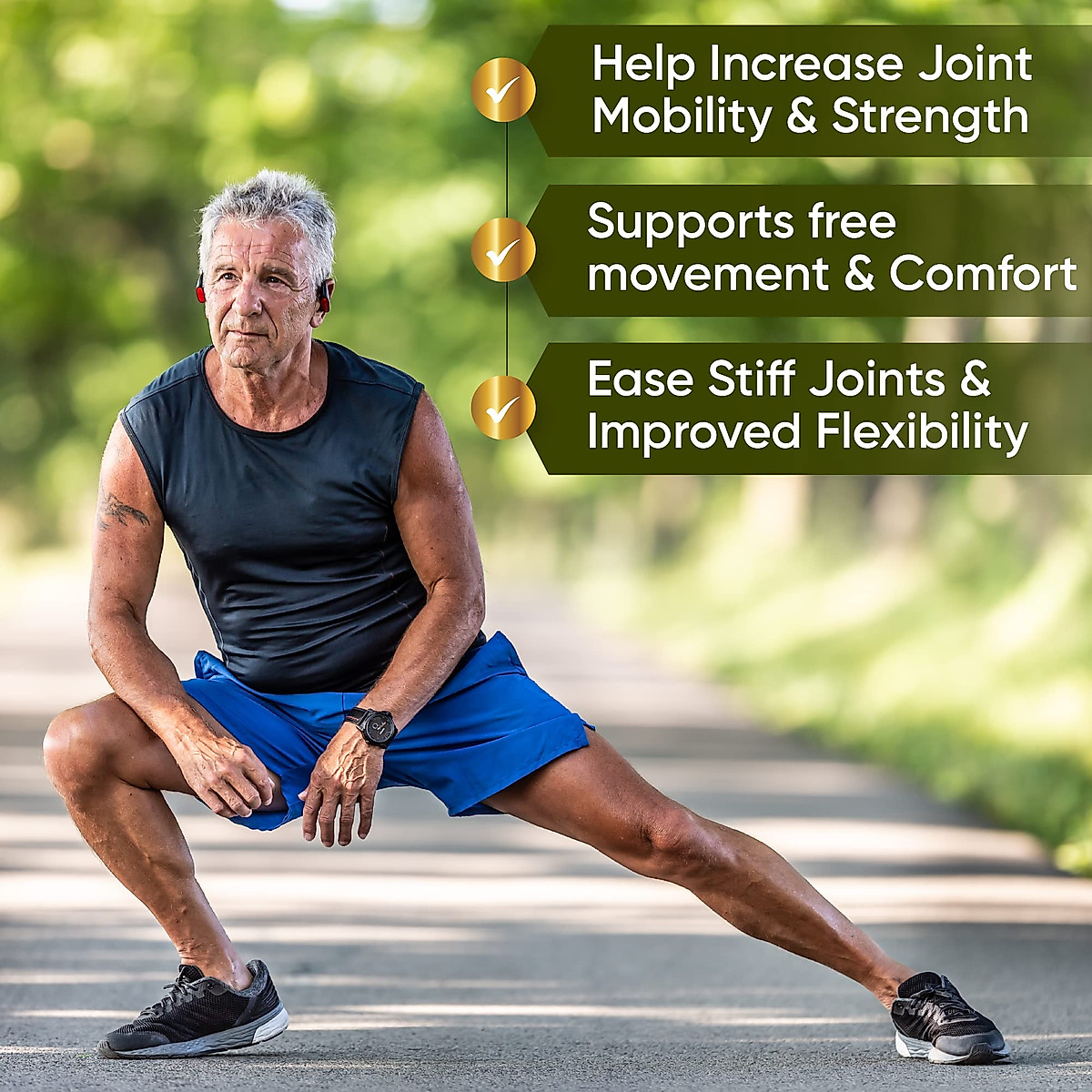 NutraPro Glucosamine Chondroitin MSM Joint Relief Supplements & Bone Health - for Knee & Joint Relief, Bone Strength, Joint Health, Movement, Flexibility, Strength & Comfort.45 Days Servings