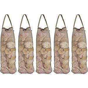 Hanging Mesh Bags Storage Potatoes Onion Garlic Net Bags Long and Large Net Produce Bags Fruit Veggies Green Pepper or Garbage Bag