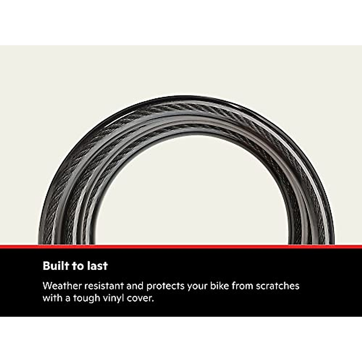 Schwinn Anti Theft Bike Lock, Security Level 1, Key Lock, 4 Foot , Black