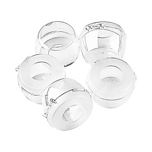Gas Stove Safety Knob Covers, Baby Proof Stove Oven Locks, Universal Kids Proof Stove Guard, Clear, Large Size - Pack of 5