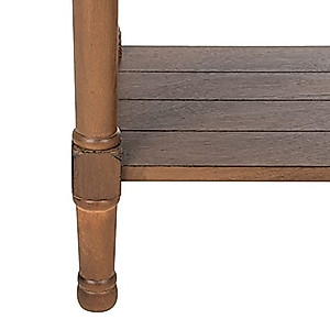 SAFAVIEH Home Collection Primrose Brown 3-Drawer Console Table