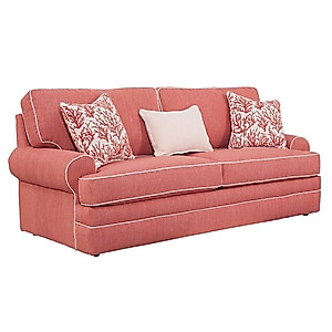 American Furniture Classics Coral Springs Model 8-040-S260C Sleeper Sofa with Three Matching Pillows Sofabed