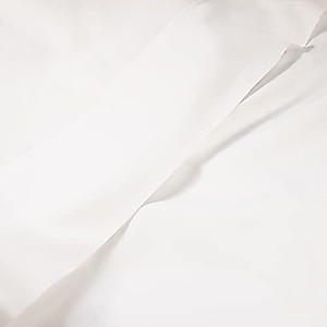 SUPERIOR Cotton Percale Deep Pocket, Twin, White, 4-Pieces Sheet Set