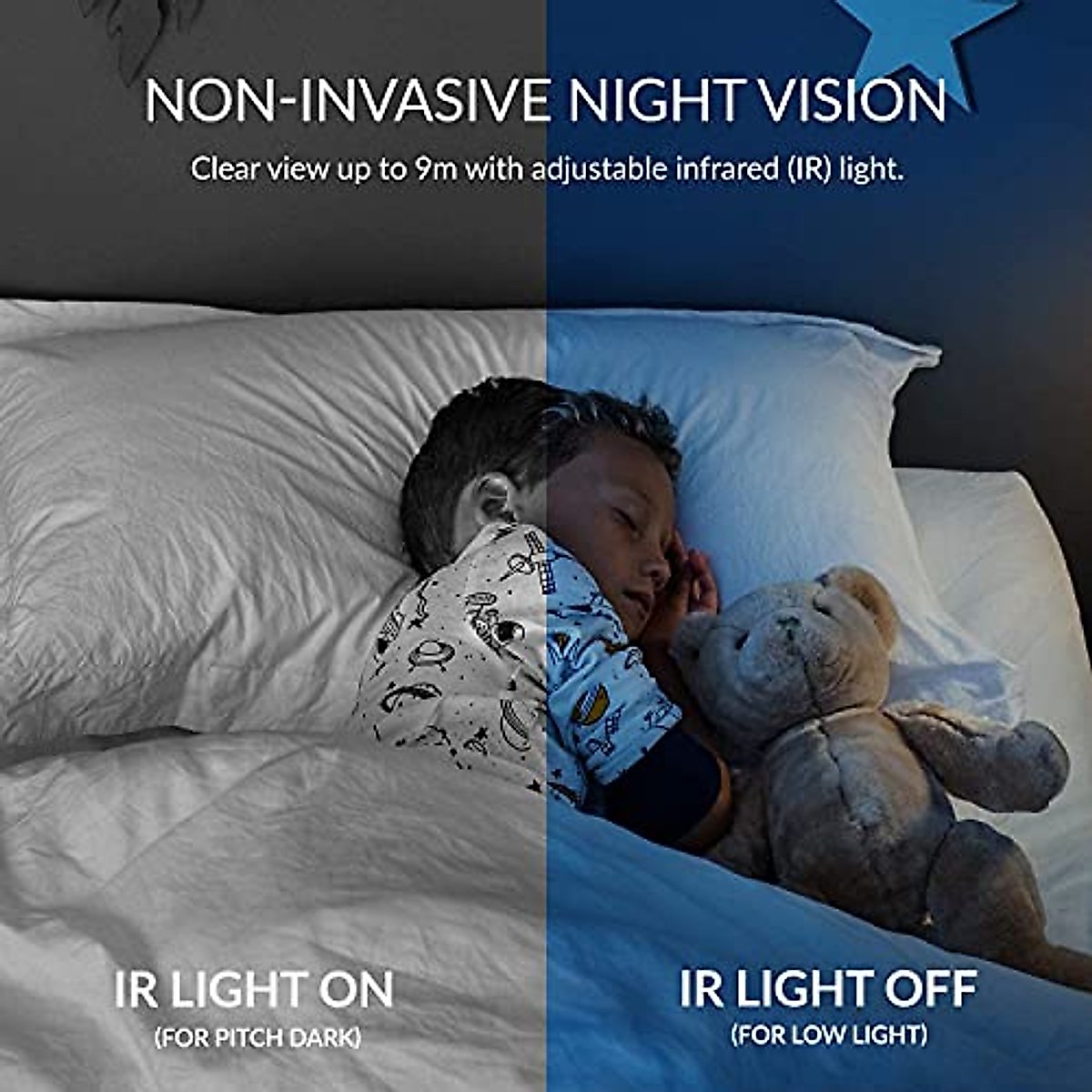 Kami by YI 4pc 1080p Cameras For Home Security with Human Detection, Activity Zone, Seamless Footage Playback with Phone APP - Compatible with Alexa and Google Assistant