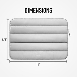 Vandel - The Original Puffy Laptop Sleeve 13-14 Inch Laptop Sleeve. Blue Laptop Sleeve for Women. Carrying Case Laptop Cover for MacBook Pro 14 Inch Sleeve, Macbook Air Sleeve 13 Inch, iPad Pro 12.9