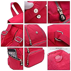 Echofun Nylon Mini Casual Waterproof Backpack Shoulderbag Rucksack Travel Bag Daypack for Girls Womens