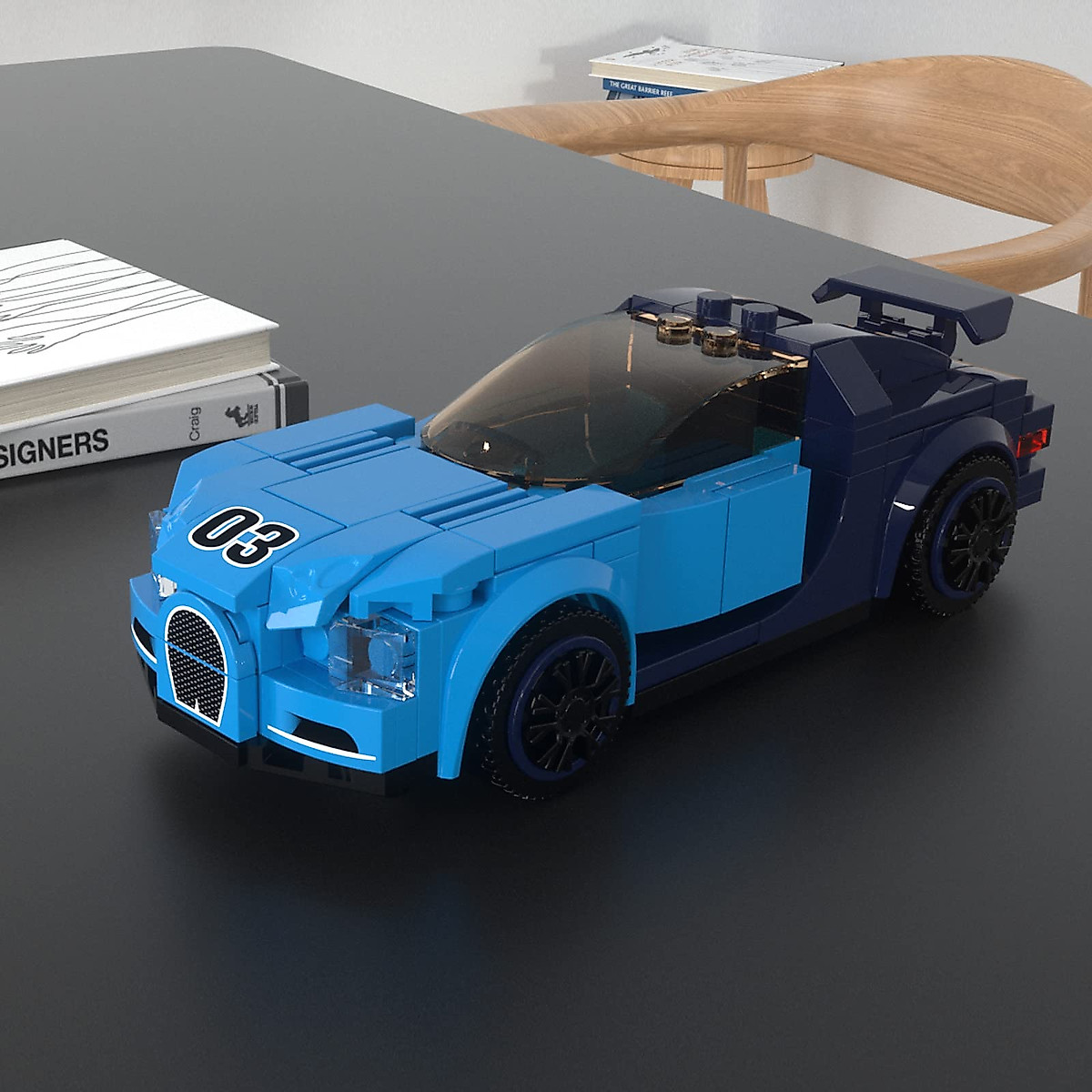 Wange Supercar Building Blocks Toys Speed Champions Racing Car Kit Collectible Sport Cars Model Ideal Gifts (139 Pieces)