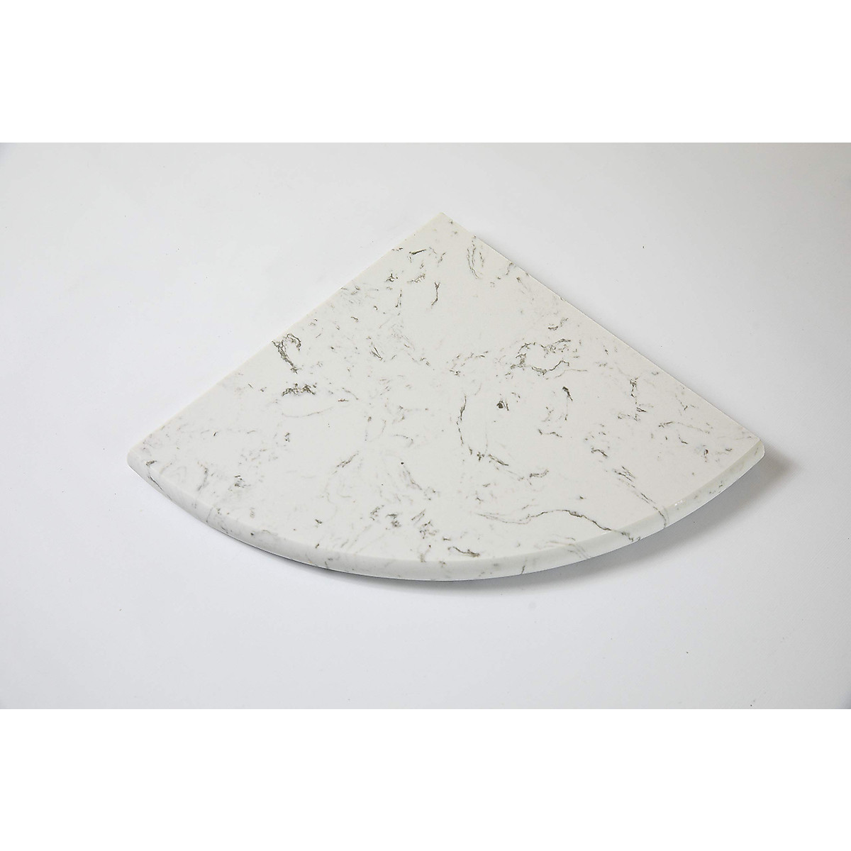 Natural Stone Accessories Shower Corner Shelf MM Quartz Statuary Size 9"x 9" Both Sides Polished