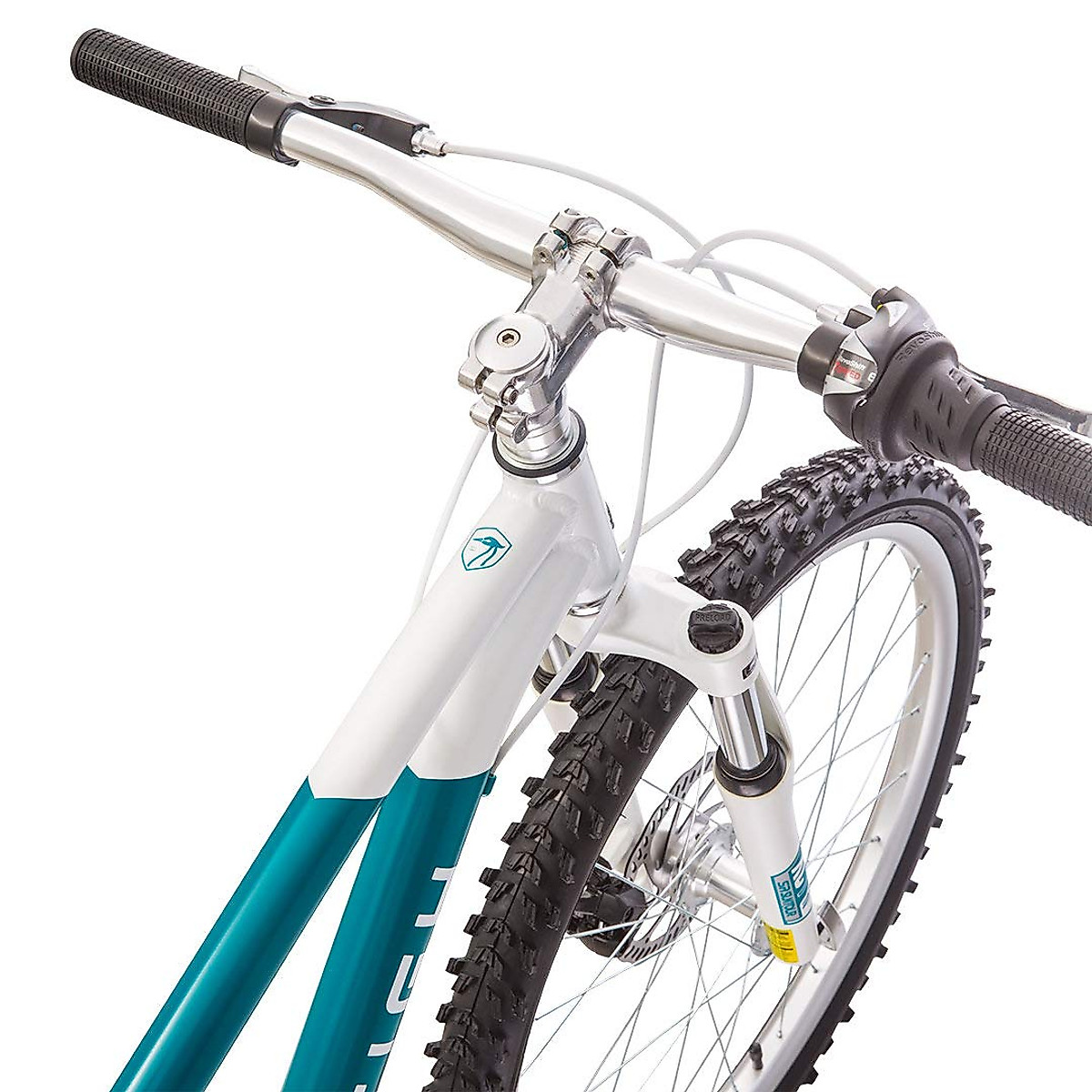 Raleigh Bikes Eva 24 Kids Hardtail Mountain Bike for Girls Youth 8-12 Years Old, Teal