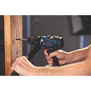 BOSCH GXL18V-260B26 18V 2-Tool Combo Kit with 1/2 In. Hammer Drill/Driver, 1/4 In. and 1/2 In. Two-In-One Bit/Socket Impact Driver, (1) CORE18V 8 Ah Battery and (1) CORE18V 4 Ah Battery