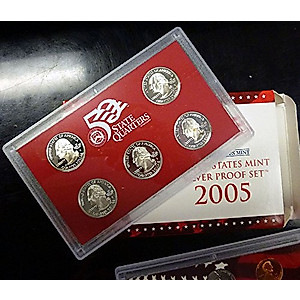 2005 S Silver Proof Set Various US Mint Ogp