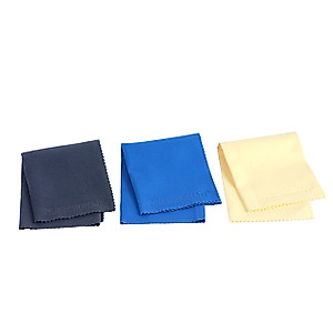 MusicNomad Microfiber Polishing Cloth-3 Pack (MN203)