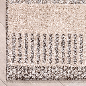 Well Woven Brer Beige Abstract Geometric Tribal Area Rug 3x5 (3'11" x 5'3")