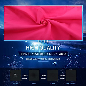 LETSQK Men's Sexy Swimwear Shorts Surf Swimsuit Swim Trunks Pink Medium