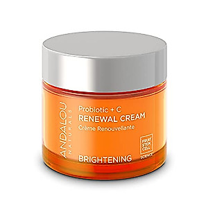 Andalou Naturals Probiotic + C Renewal Cream, Ivory, Probiotic Plus C, 1.7 Oz