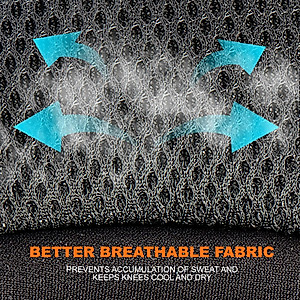 AMPAS Construction Knee Pads for Men and Women for Cleaning Floors Roofing Gardening,Heavy Duty Support Knee pads with Gel and Thick Foam Cushion and Improved Adjustable Thigh and Shin Straps