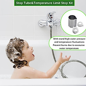 96987 Stop Tube for Moen Posi-Temp 1 Handle tub/Shower Faucet,Temperature Limit Stop Kit, Chrome-2 pack