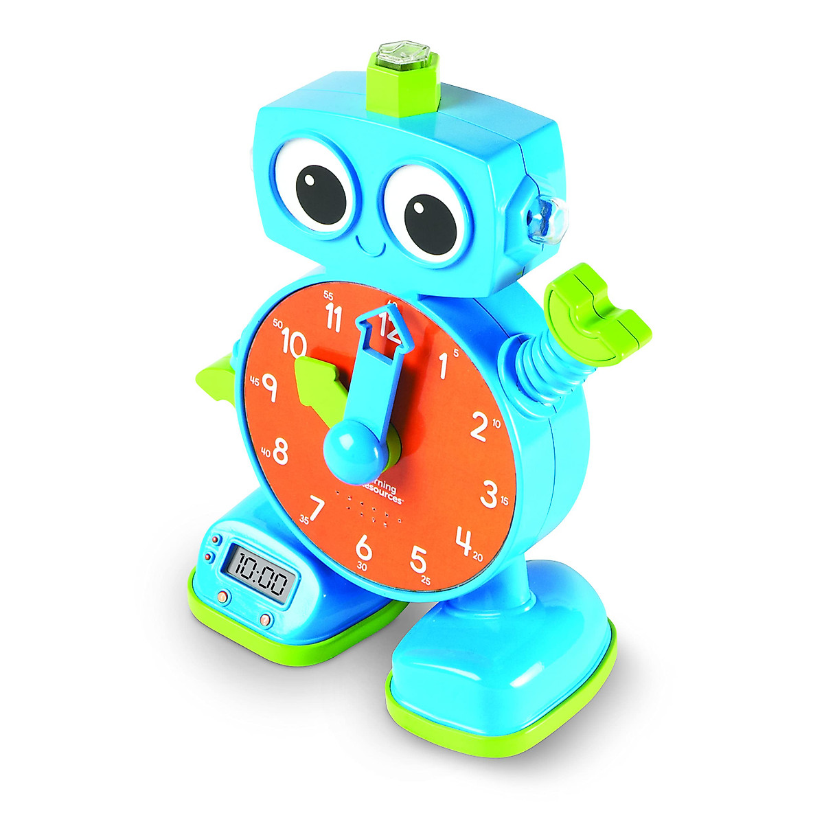 Learning Resources Tock The Learning Clock - 1 Piece, Ages 3+ Educational Talking & Teaching Clock, Toy Clock for Toddlers, Educational Toys for Kids