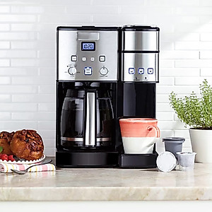 2PCS Reusable Coffee Filter Cups, Compatible with SS-RFC Single Serve Brewer Coffe maker, Gray Home Barista Filter Cup, BPA-Free Refillable Cup Coffee Filter