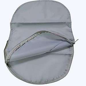 Ophthalmic Grey Universal Phoropter Refractor Protective Dust Cover Nylon Zipper 19" L x 13" W