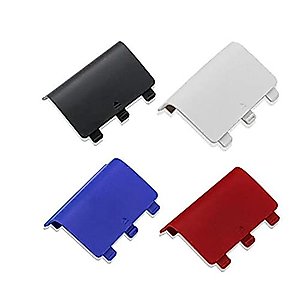 Melocyphia Plastic Battery Back Cover Lid Door Shell for Xbox One Controller (Blue)