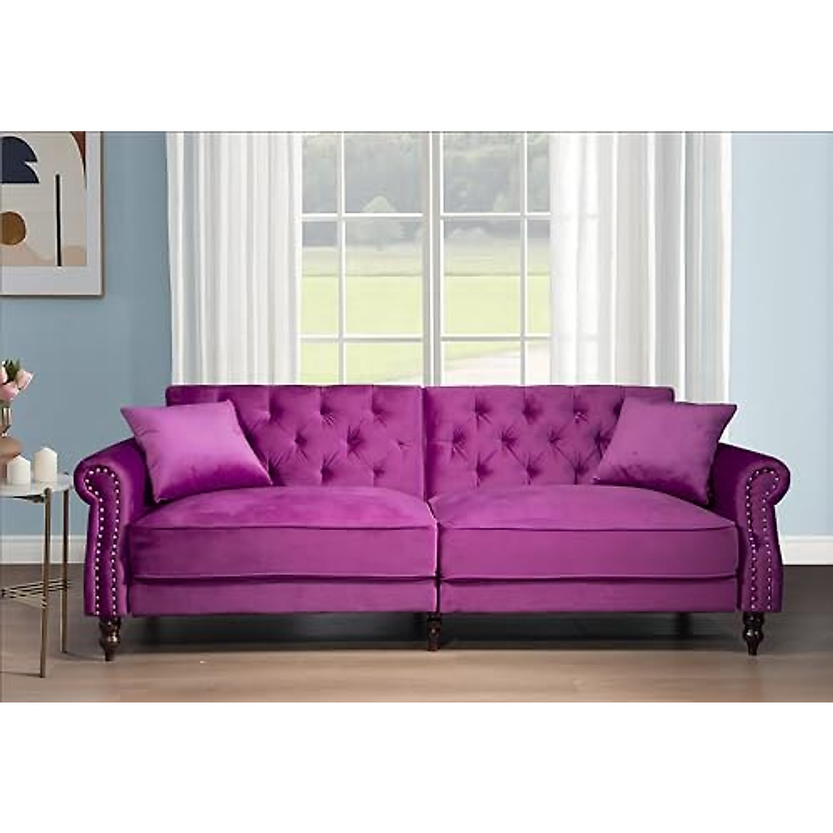 Legend Vansen Bed, Sleeper, Sofa, Futon, Violet