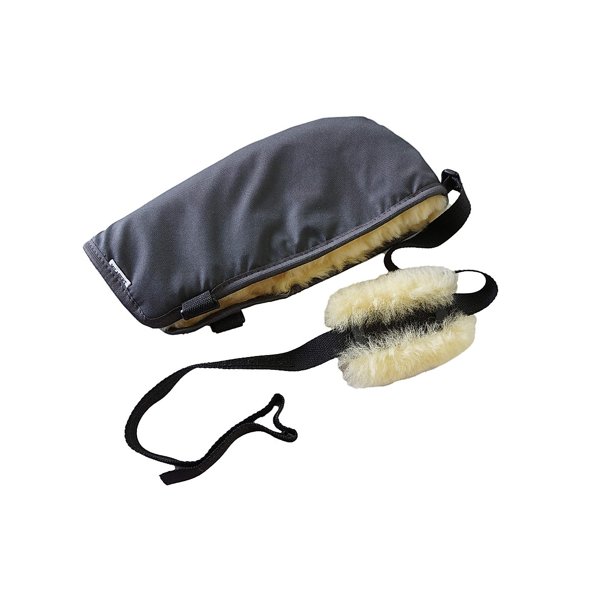 MILABERT Genuine Sheepskin Elbow Protector | Wool Elbow Protector | Elbow Injury Support | Natural Healing | Elbow Support | One Size Unisex