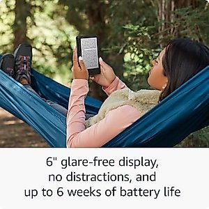 New Amazon Kindle (16 GB) - Lightest and most compact Kindle, with glare-free display, faster page turns, adjustable front light, and long battery life - Matcha + 3 Months Free Kindle Unlimited (with auto-renewal)