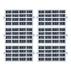 EvertechPRO W10311524 Fresh Air Cleaner Filter Assembly Pack of 6 Replacement for Whirlpool Refrigerator 2319308 AIR1 W10315189 W10335147