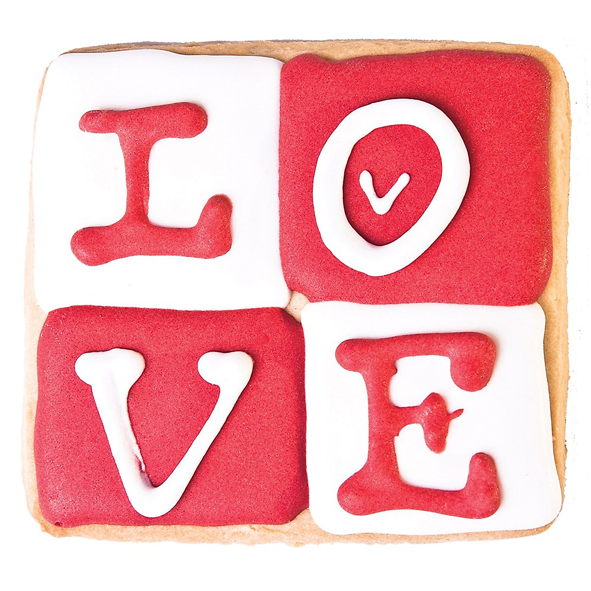 PME Square Cookie, Set of 6 Cutters, for Cake Decorating