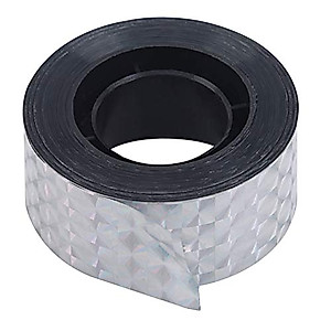 LoveAloe 2.4150FT Bird Scare Tape Eco-Friendly Bird Scare Ribbon Reflective Scare Tape Ribbon for Home or Garden