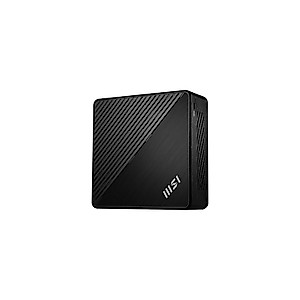 MSI Cubi N Ultrasmall PC, Intel Pentium N200, 4GB Memory, 128GB SSD, Dual Display, Windows 11 PRO Entry (ADL-005US), Black