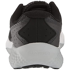 Under Armour Men's Charged Rogue 3 Road Running Shoe, Black (002)/White, 15