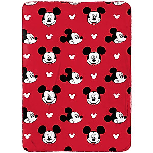 Jay Franco Mickey Mouse Kids Travel Set - Blanket, Pillow & Plush (Official Disney Product)
