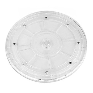 1PC Clear Acrylic 6inch Turntable Mini Turntable Organizer Round Swivel Plate Clear Rotating Tray Small Revolving Base for Spice Rack Table Cake Kitchen Pantry Decorating