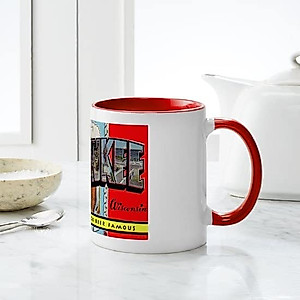 CafePress Milwaukee Wisconsin Greetings Mug Ceramic Coffee Mug, Tea Cup 11 oz
